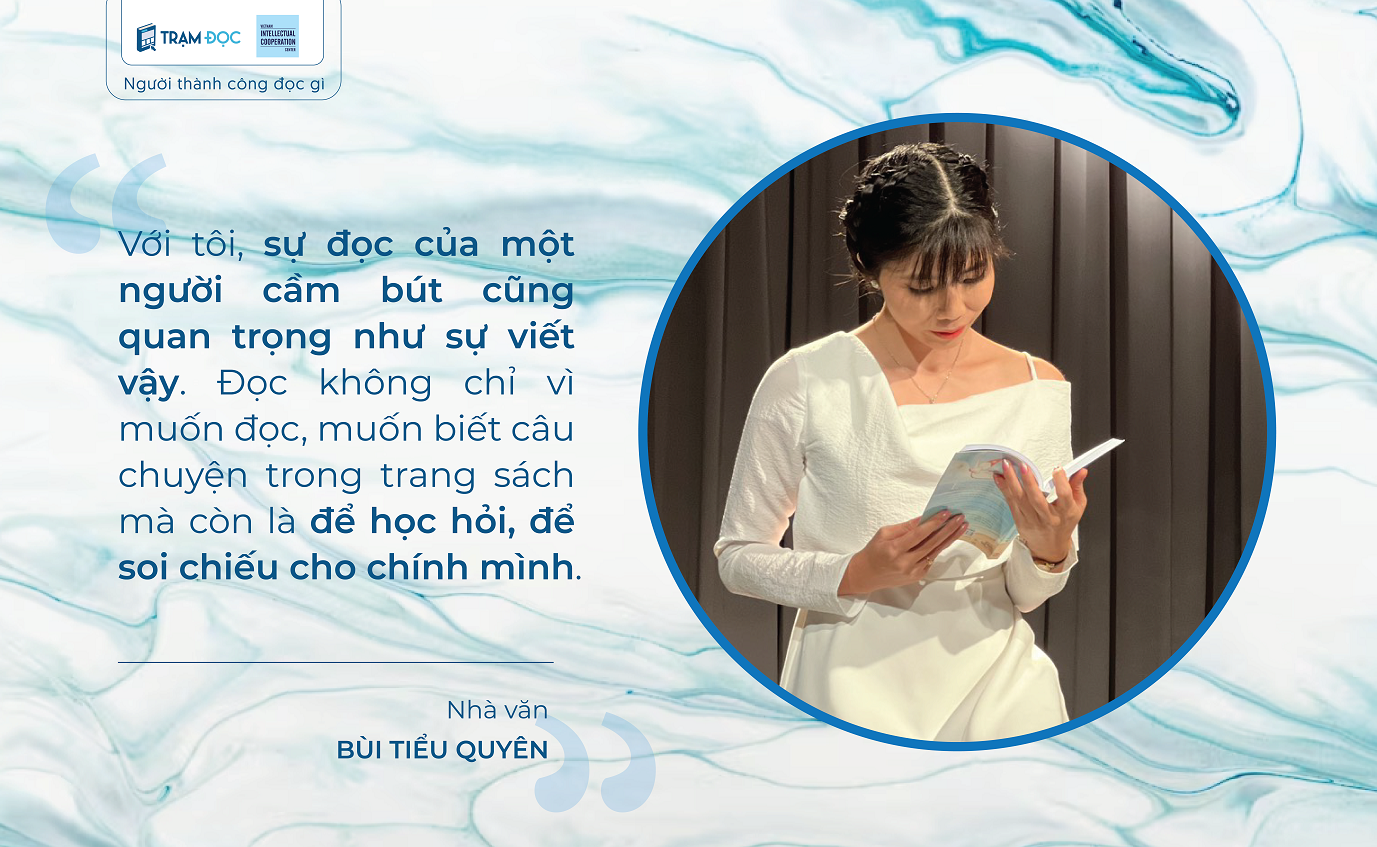 10 cuốn sách mang lại cảm hứng sống và viết cho nhà văn Bùi Tiểu Quyên